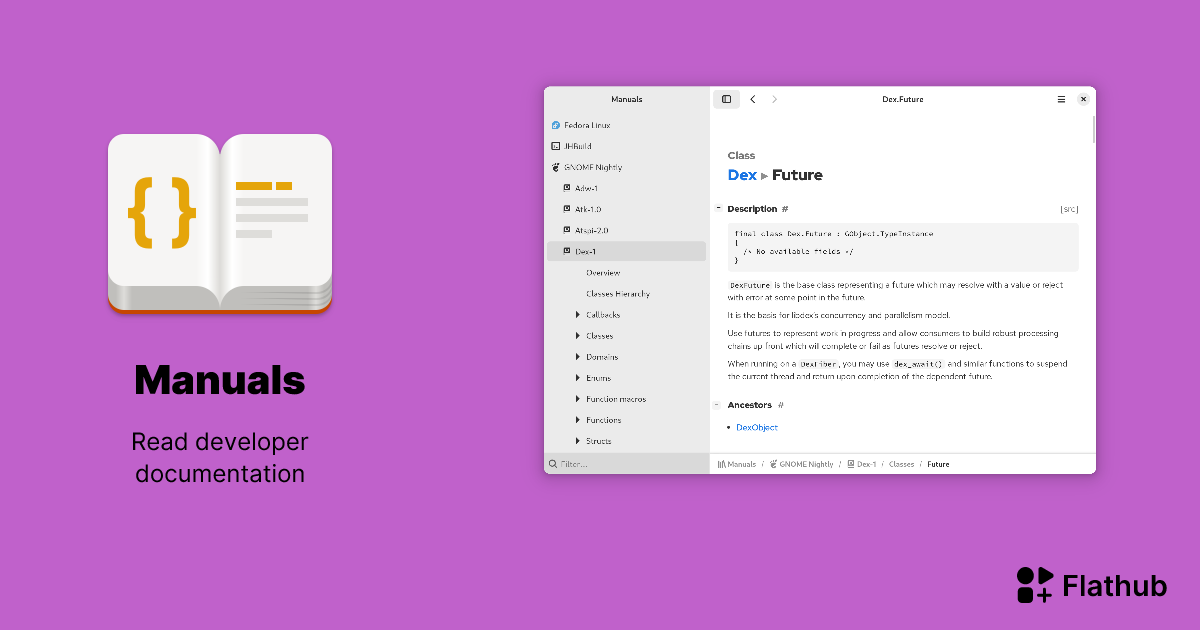 Install Manuals on Linux | Flathub