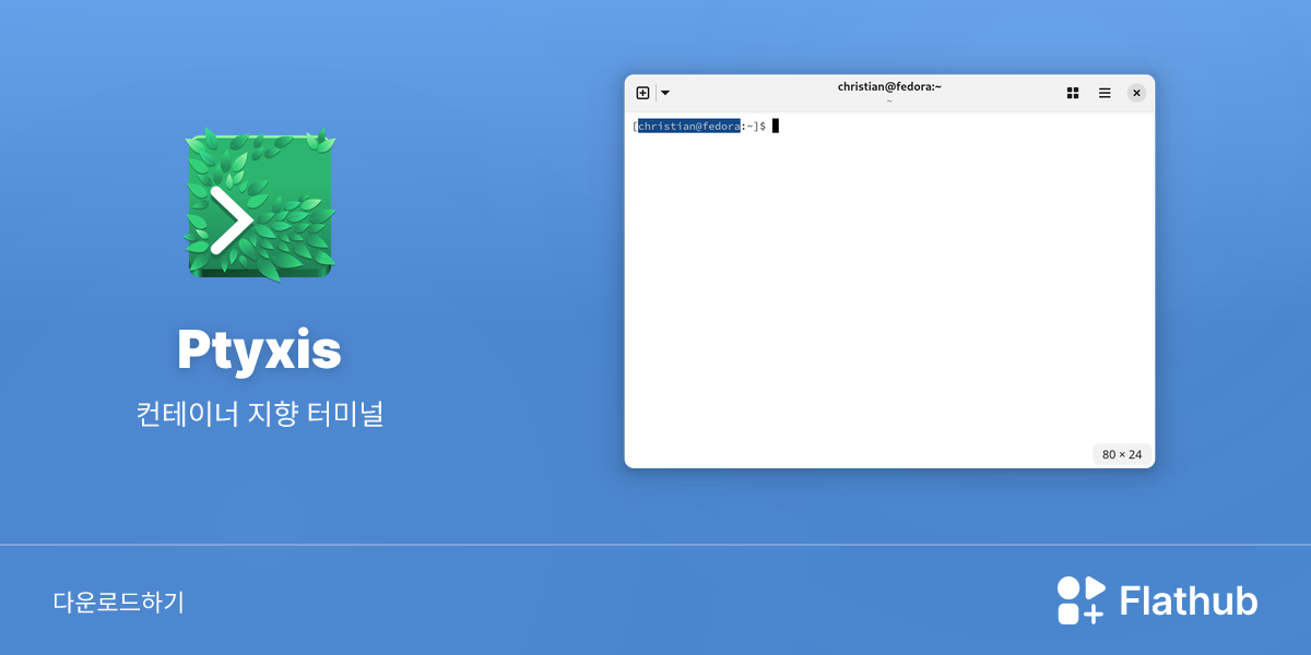 Install Ptyxis on Linux | Flathub