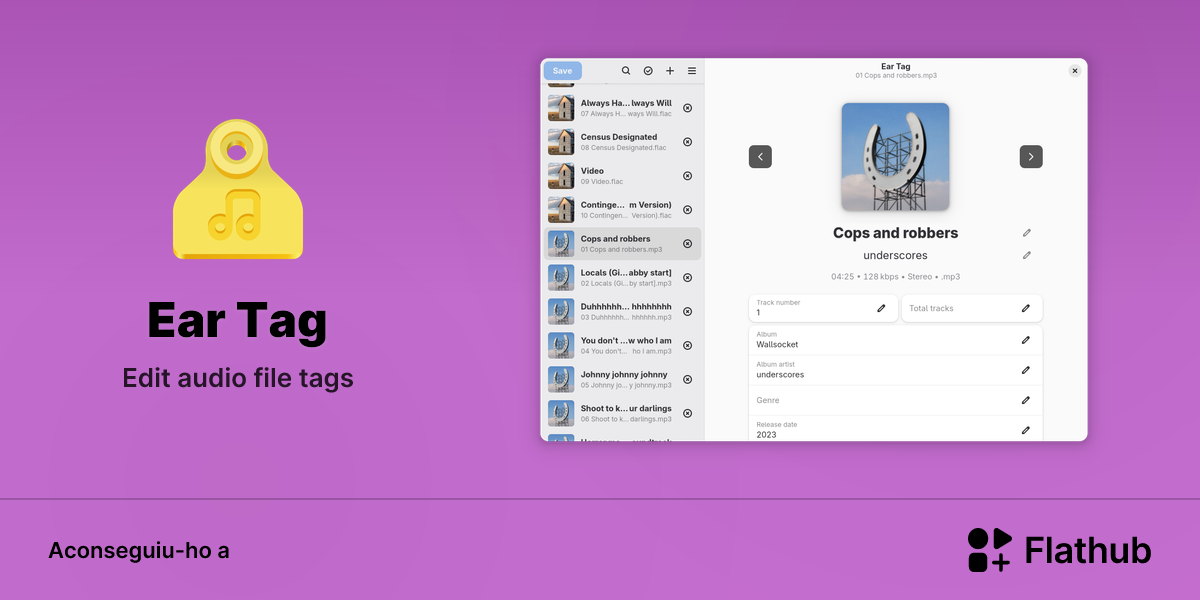 Instal·leu Ear Tag a Linux | Flathub