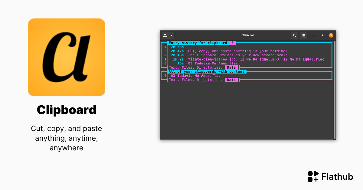 Cài đặt Clipboard trên Linux | Flathub