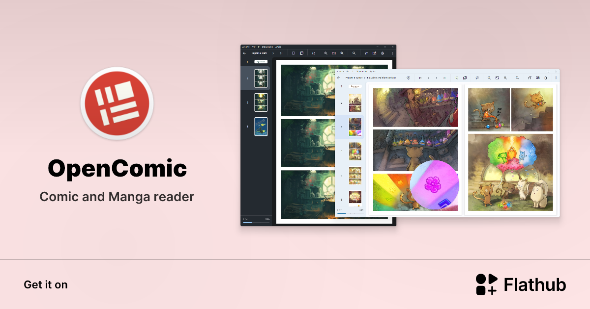 Install OpenComic on Linux | Flathub