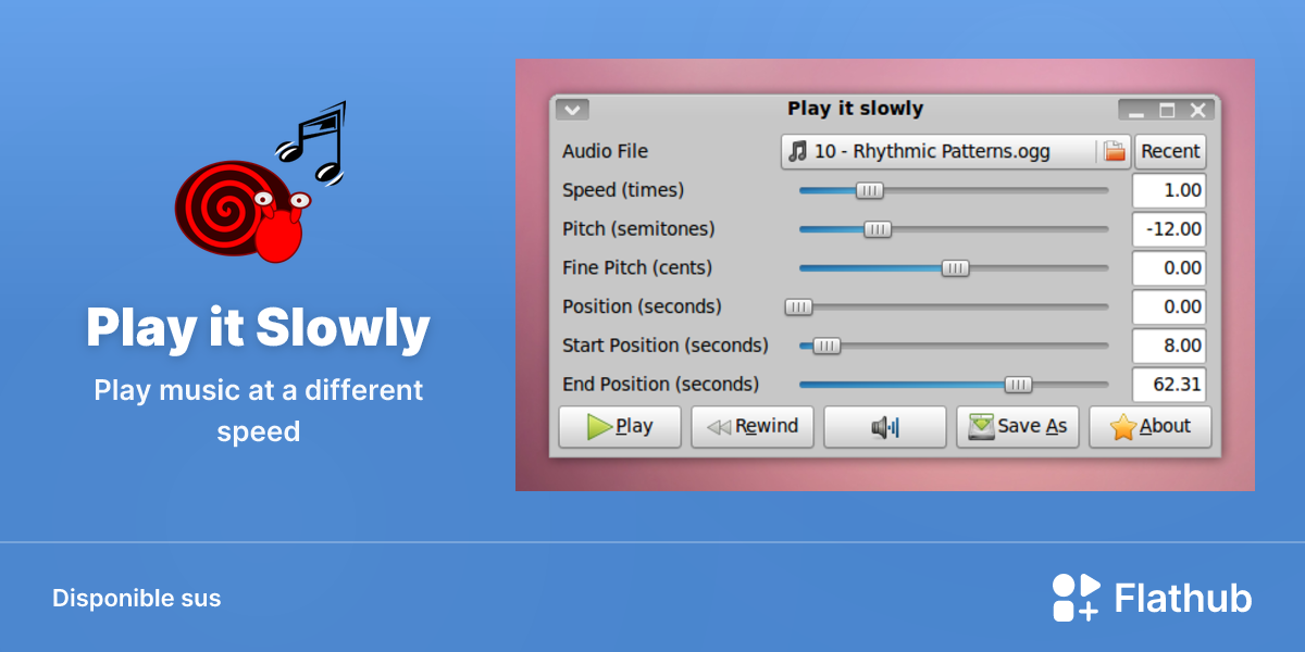 Installar Play it Slowly sus Linux | Flathub