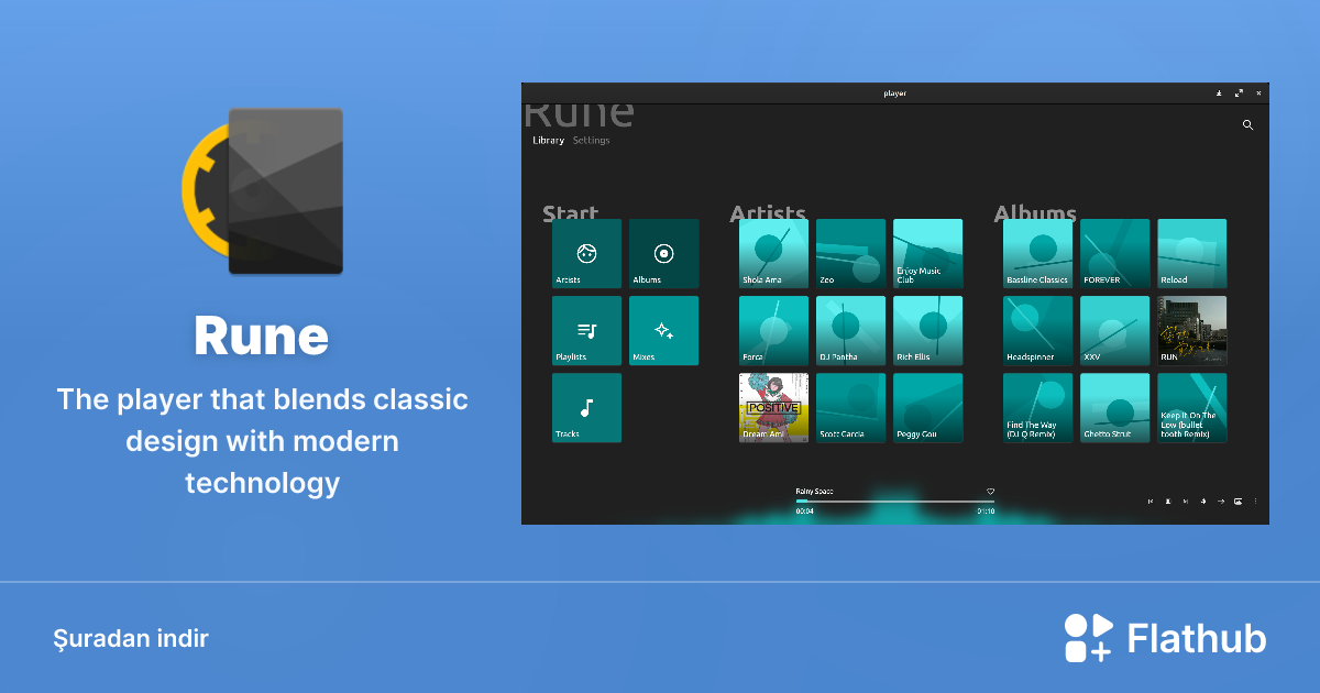 Rune uygulamasını Linux'ta kur | Flathub