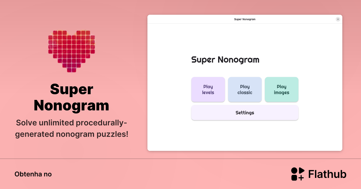 Instalar Super Nonogram no Linux | Flathub