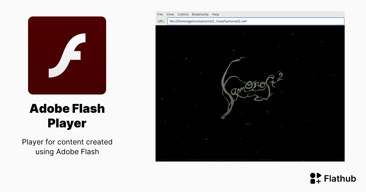在 Linux 上安装 Adobe Flash Player | Flathub