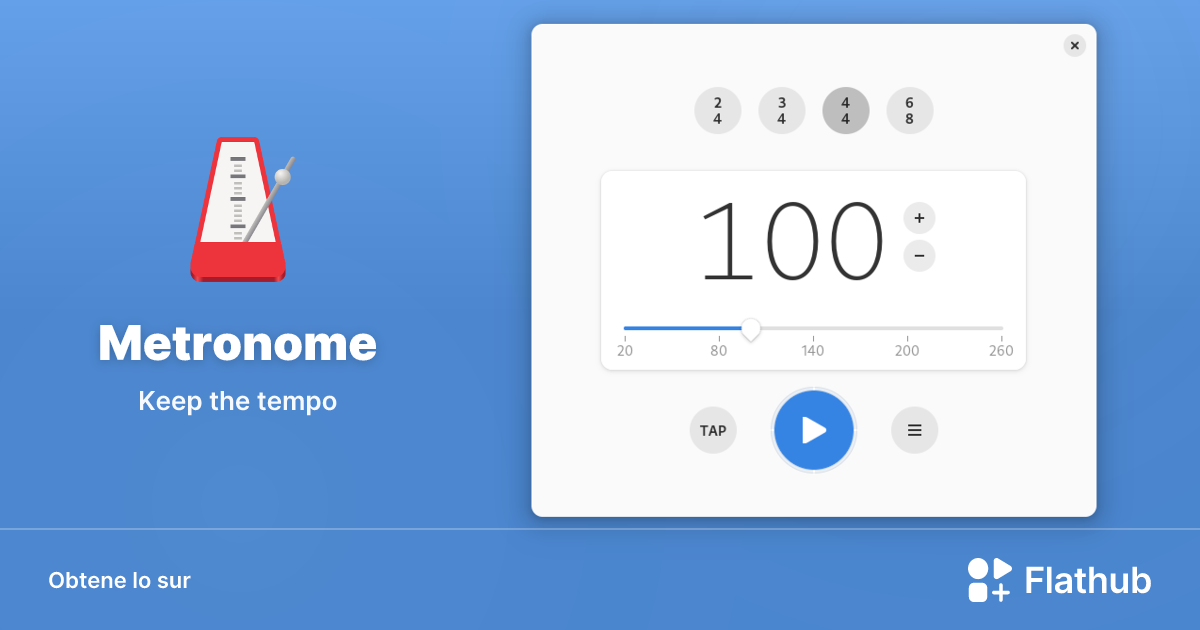 Installar Metronome sur Linux | Flathub