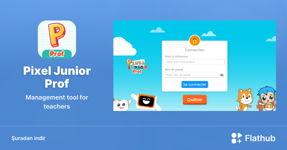 Pixel Junior Prof uygulamasını Linux'ta kur | Flathub