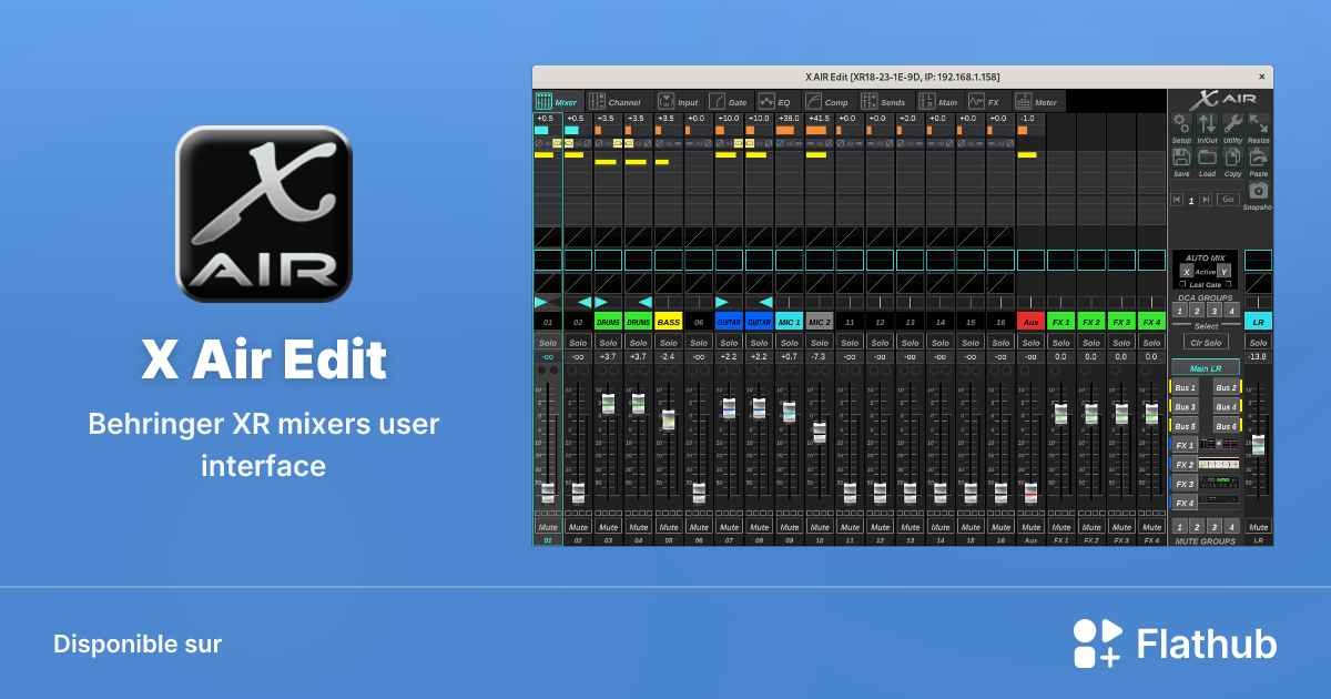 Installer X Air Edit sur Linux | Flathub