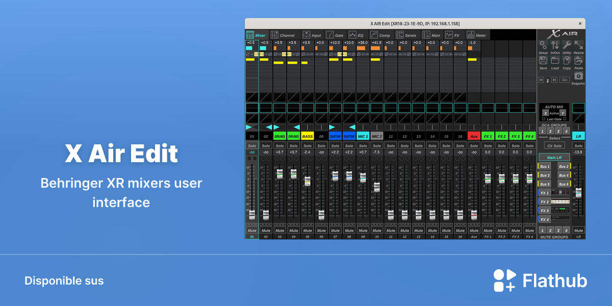 Installar X Air Edit sus Linux | Flathub