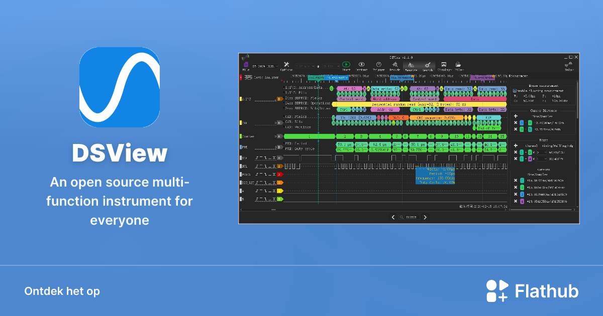 Installeer DSView op Linux | Flathub