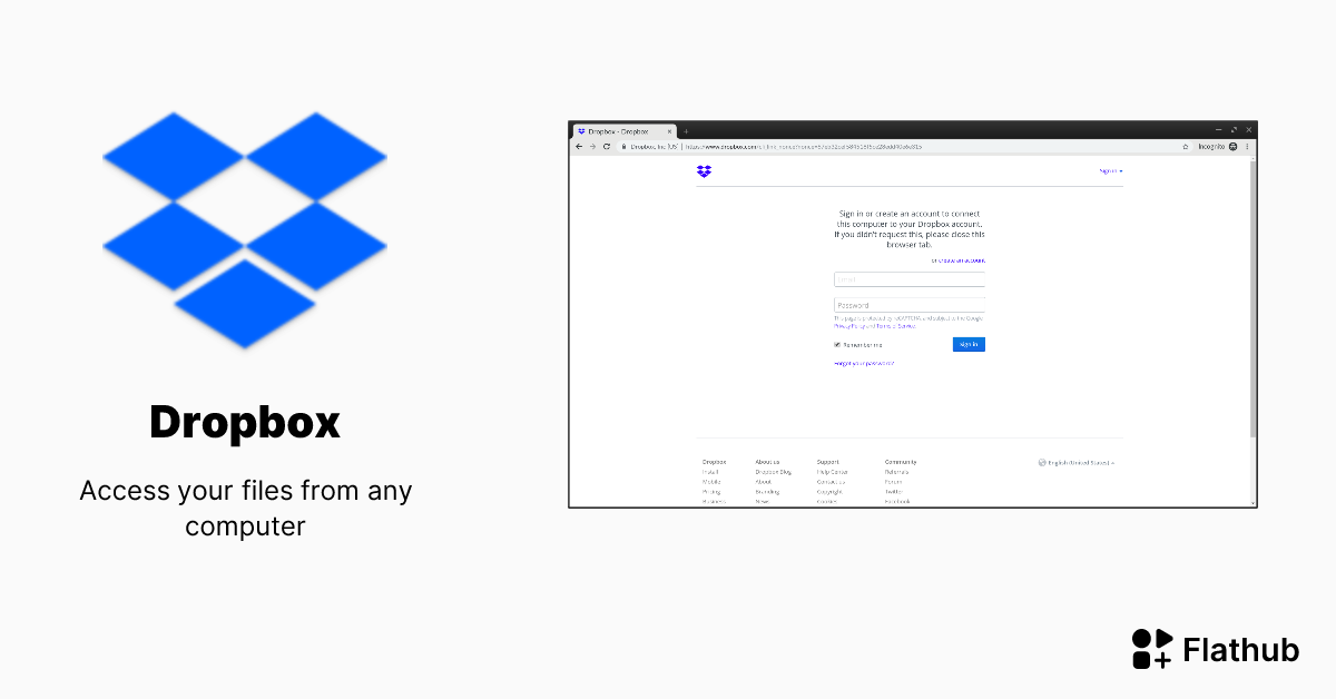 Install Dropbox on Linux | Flathub