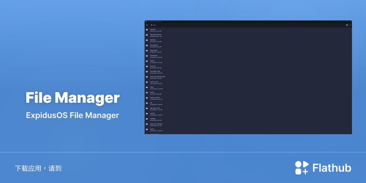 在 Linux 上安装 File Manager | Flathub