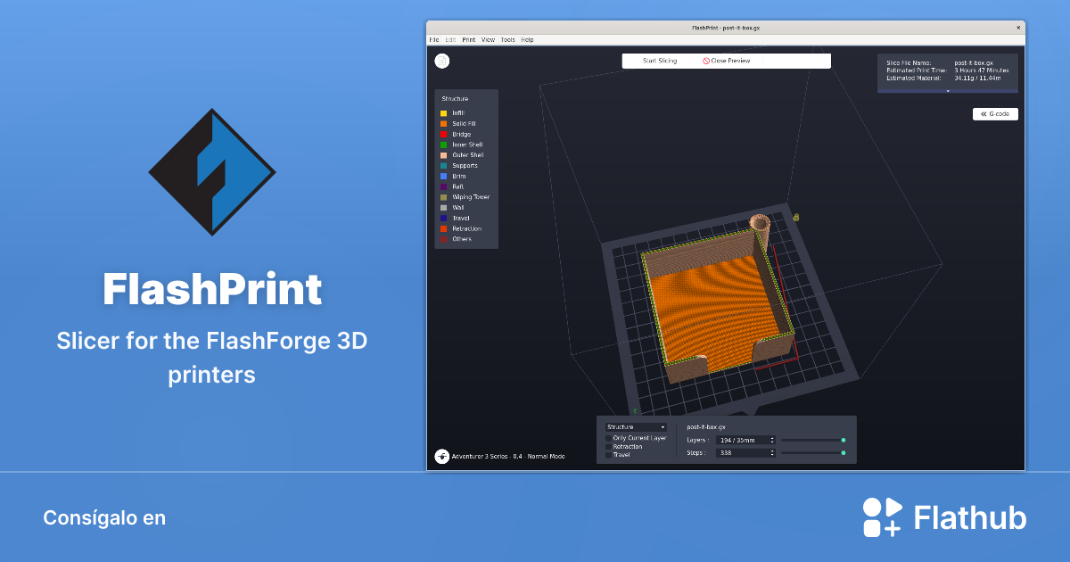 Instalar FlashPrint en Linux | Flathub