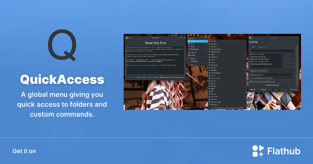 Install QuickAccess on Linux | Flathub