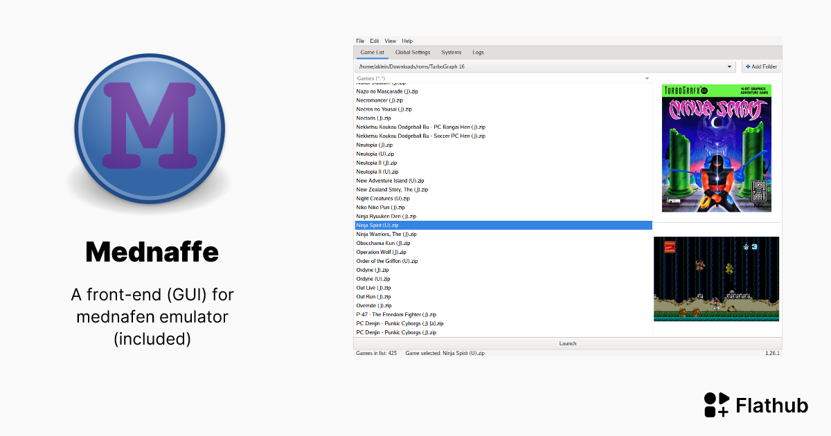 Instalar Mednaffe en Linux | Flathub
