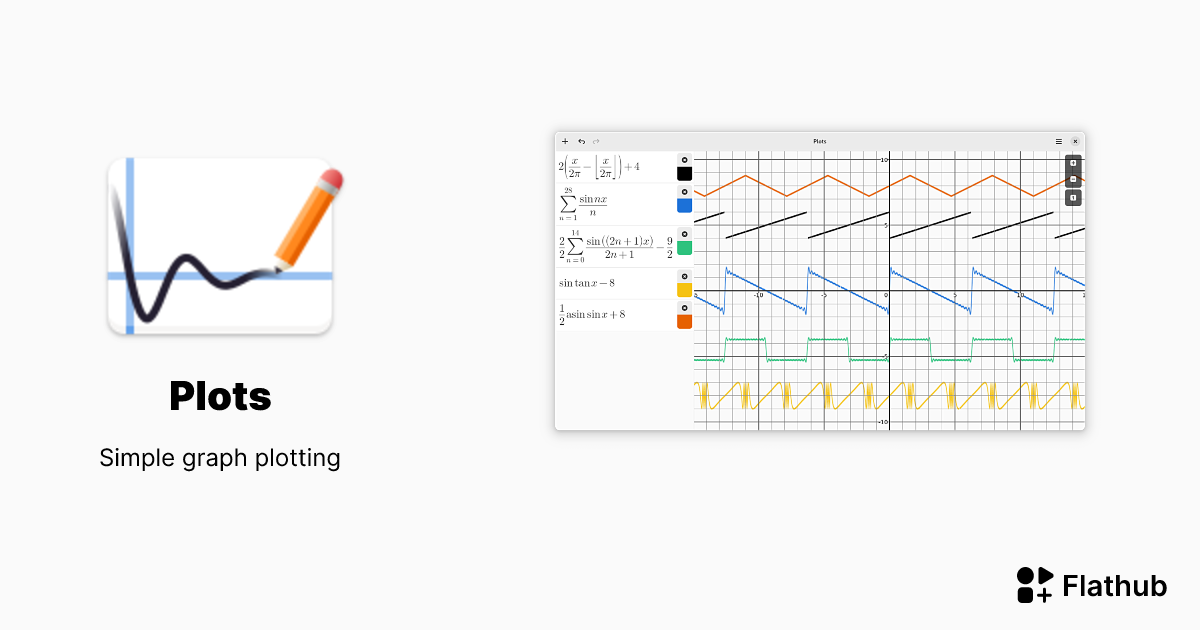 Instalar Plots no Linux | Flathub