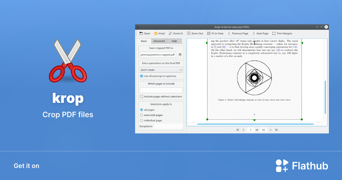 Install krop on Linux | Flathub