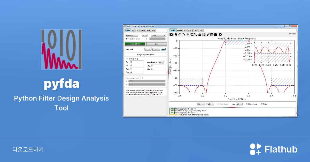 Install pyfda on Linux | Flathub