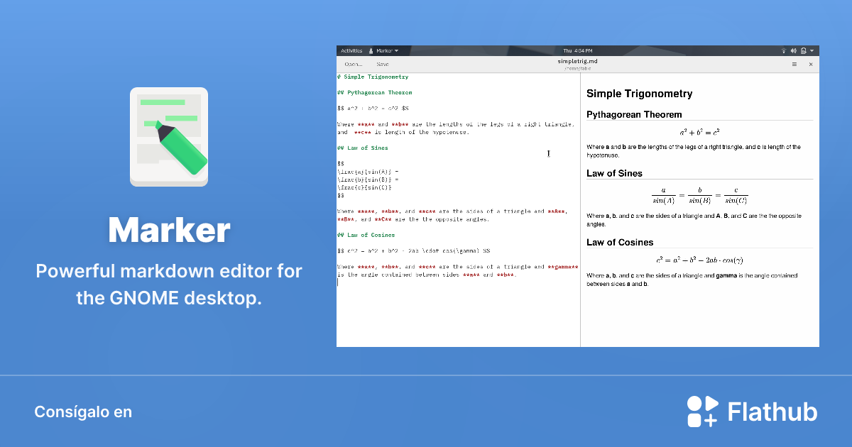Instalar Marker en Linux | Flathub