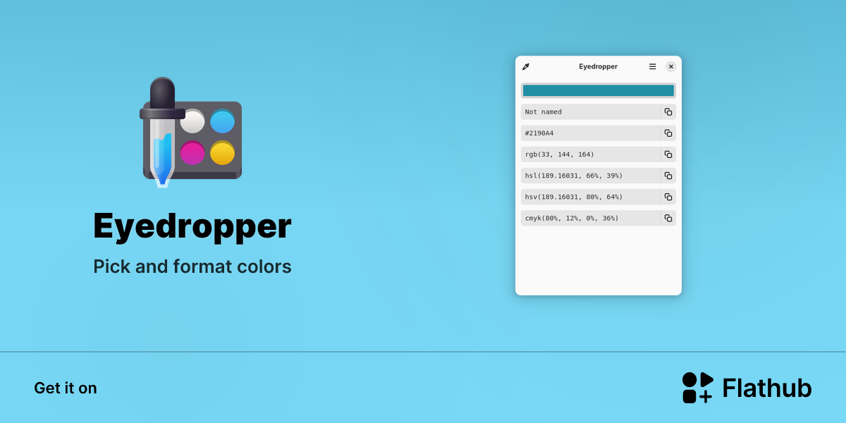 Install Eyedropper on Linux | Flathub