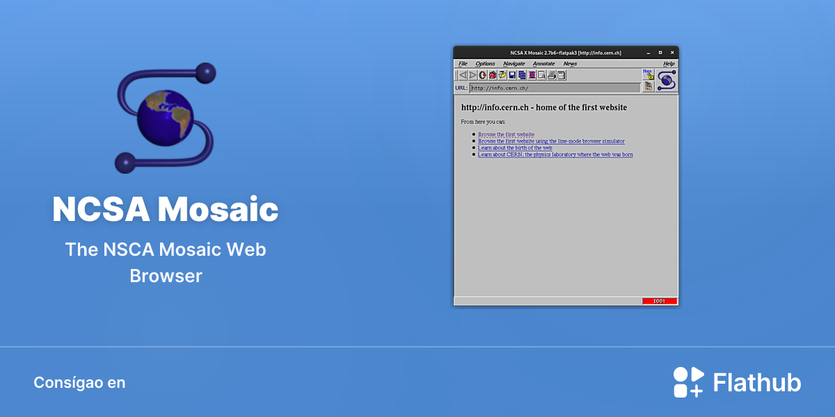 Install NCSA Mosaic on Linux | Flathub