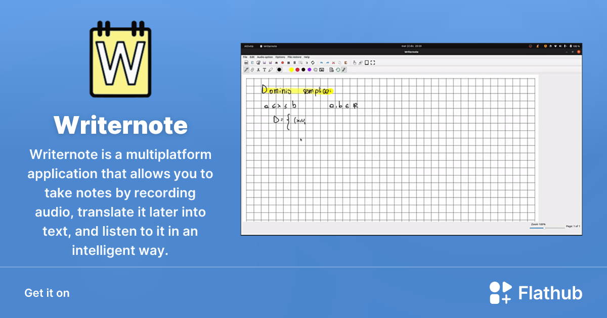 Install Writernote on Linux | Flathub