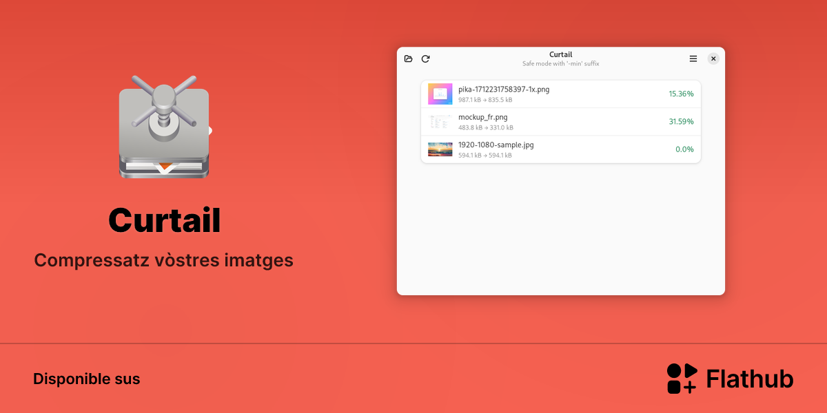 Installar Curtail sus Linux | Flathub