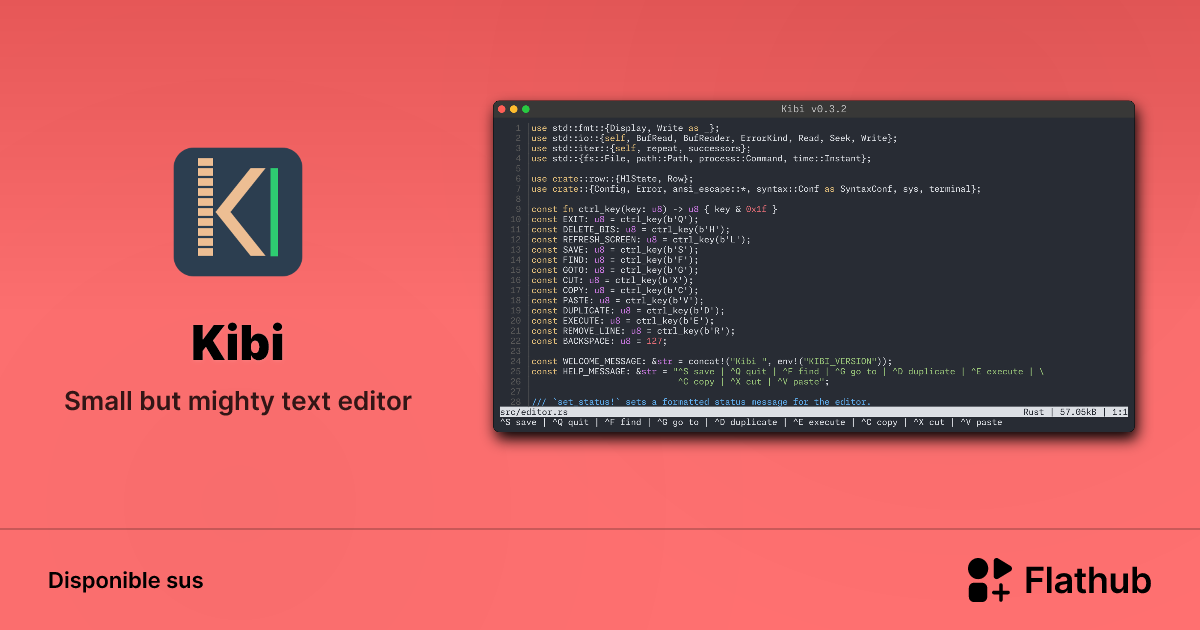 Installar Kibi sus Linux | Flathub