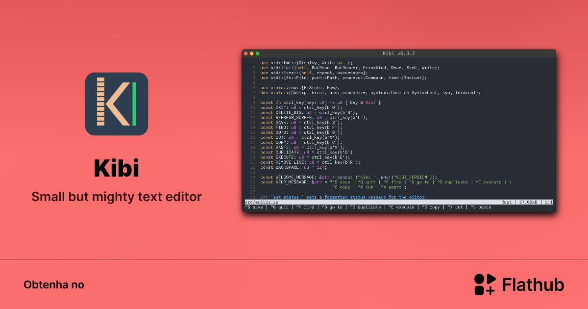 Instalar Kibi no Linux | Flathub