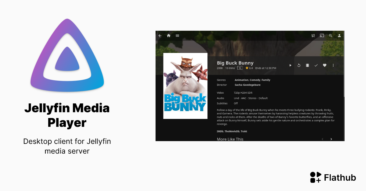 Install Jellyfin Media Player on Linux | Flathub