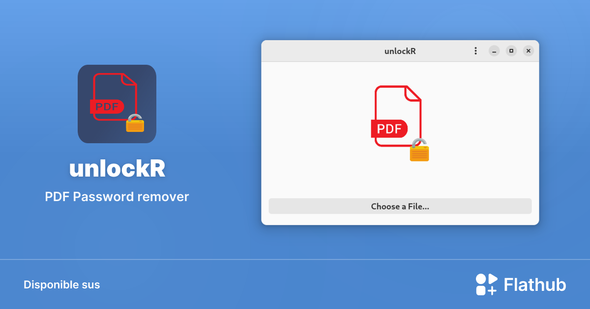 Install unlockR on Linux | Flathub