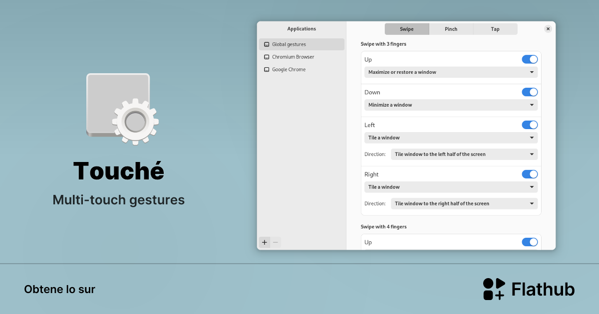 Installar Touché in Linux | Flathub