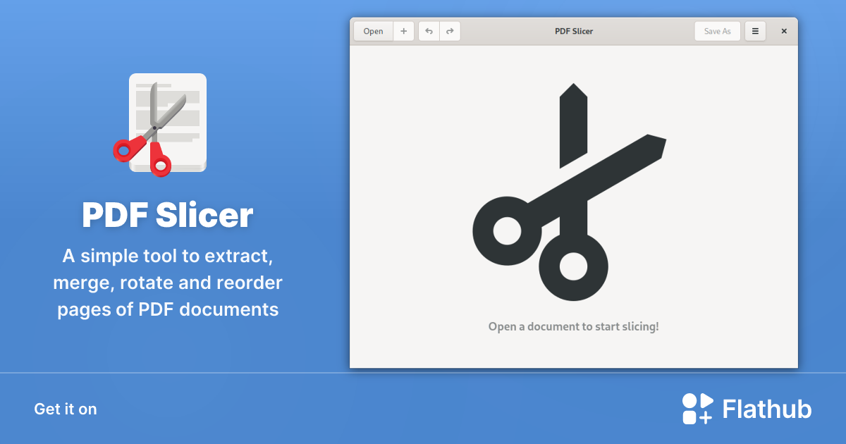 Install PDF Slicer on Linux | Flathub