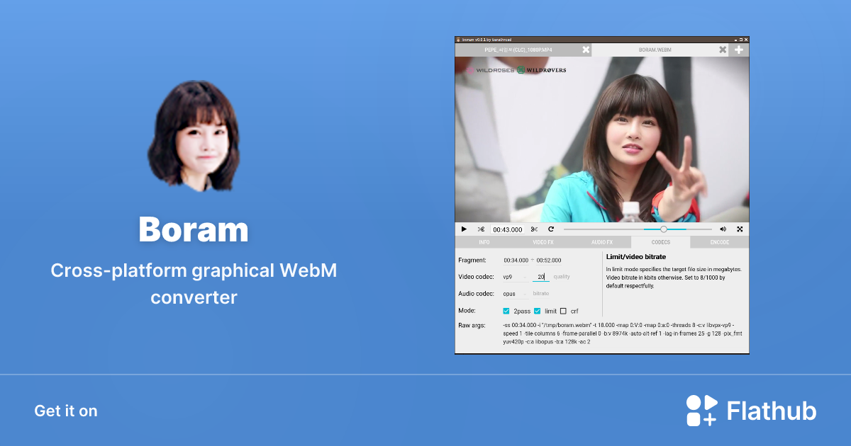 نصب Boram روی گنو/لینوکس | Flathub