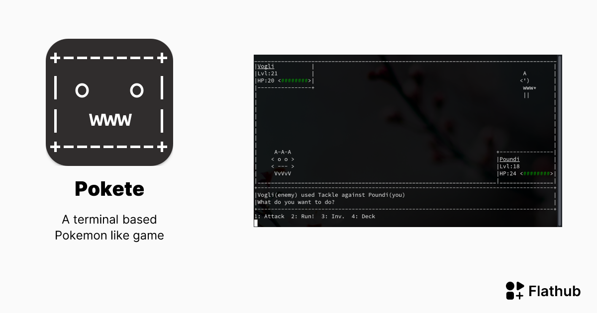 Pokete uygulamasını Linux'ta kur | Flathub