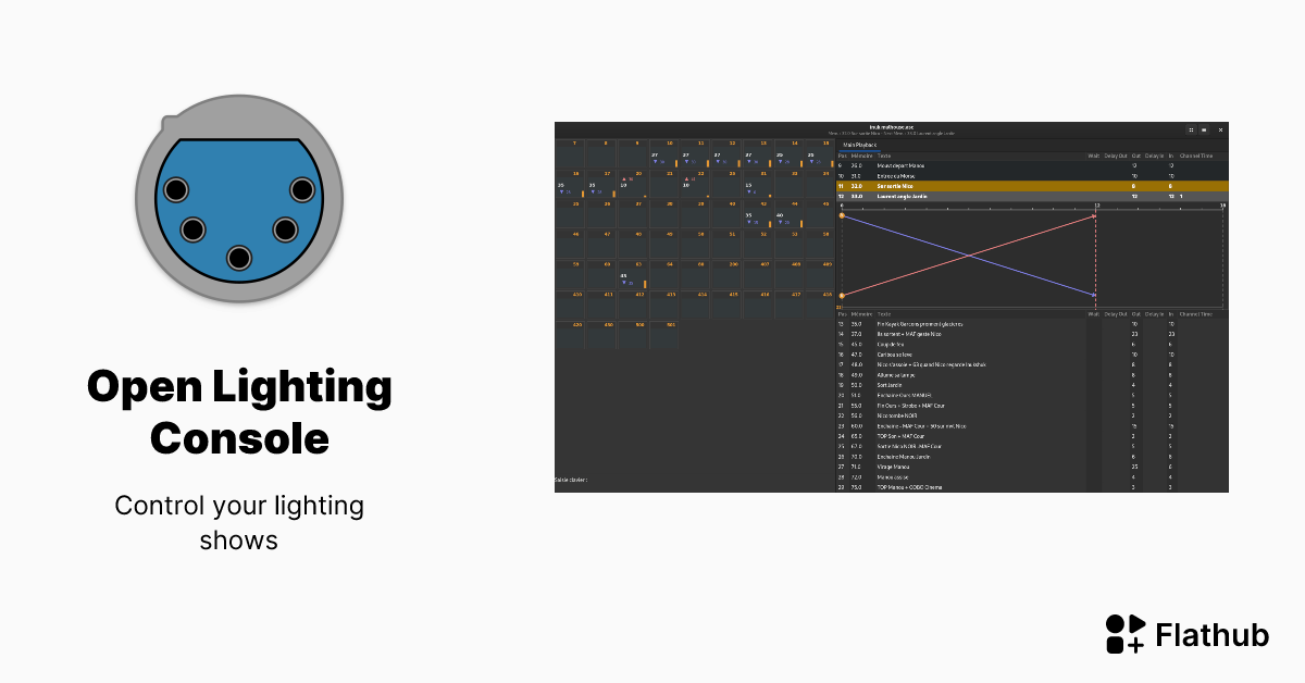 在 Linux 上安装 Open Lighting Console | Flathub