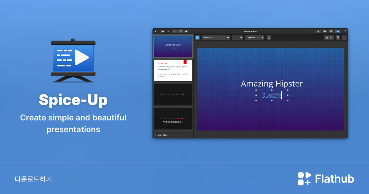 Install Spice-Up on Linux | Flathub