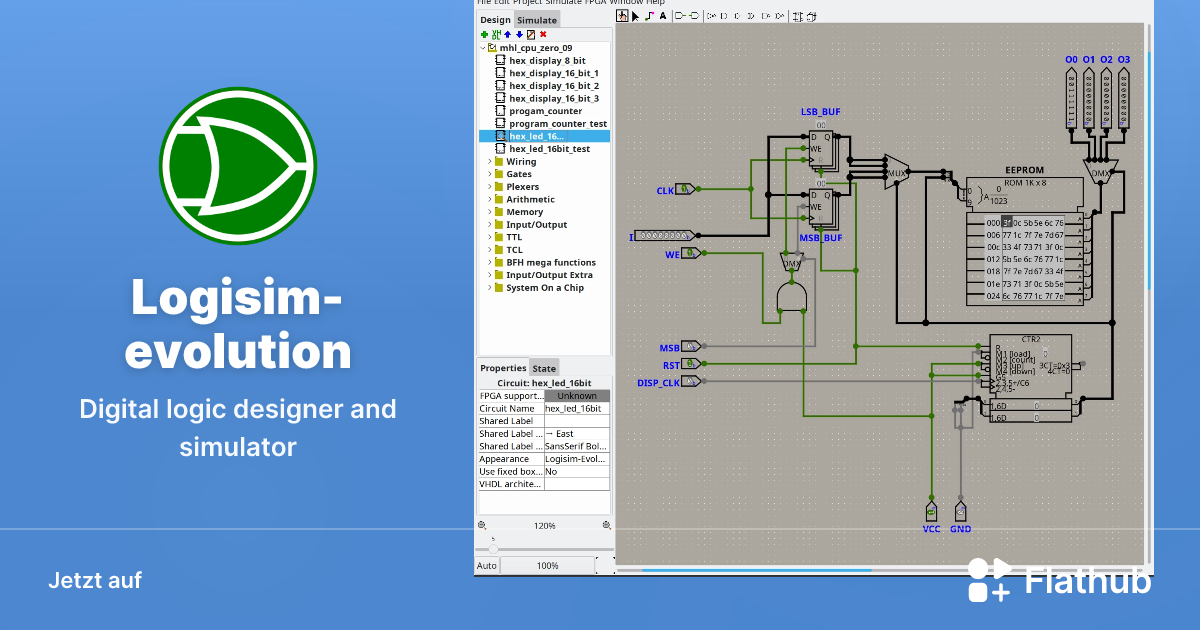 Logisim-evolution auf Linux installieren | Flathub
