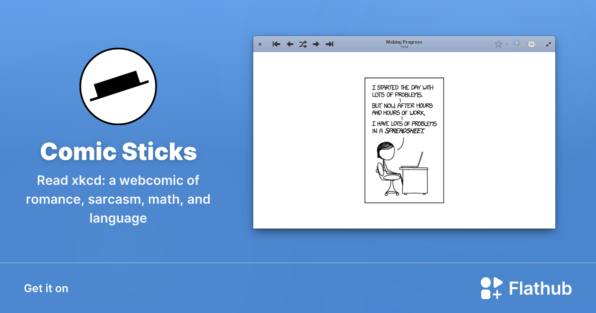 Install Comic Sticks on Linux | Flathub