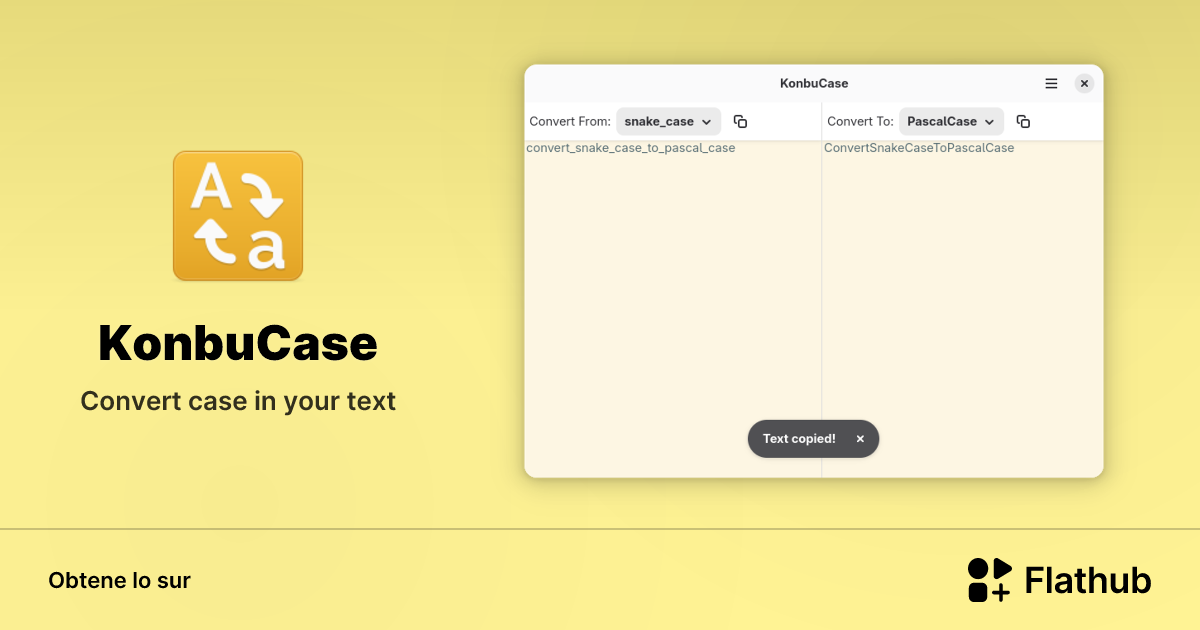 Installar KonbuCase sur Linux | Flathub