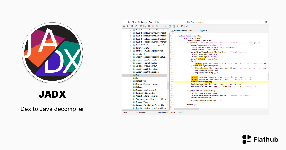 Instalar JADX no Linux | Flathub