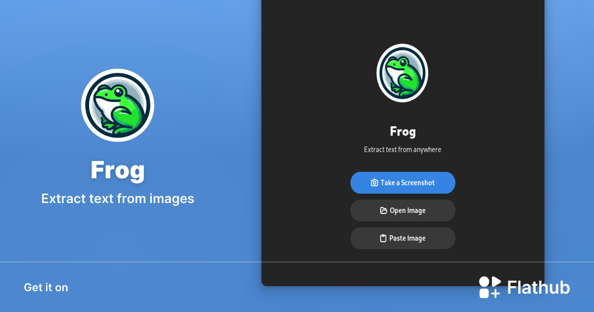 Install Frog On Linux Flathub