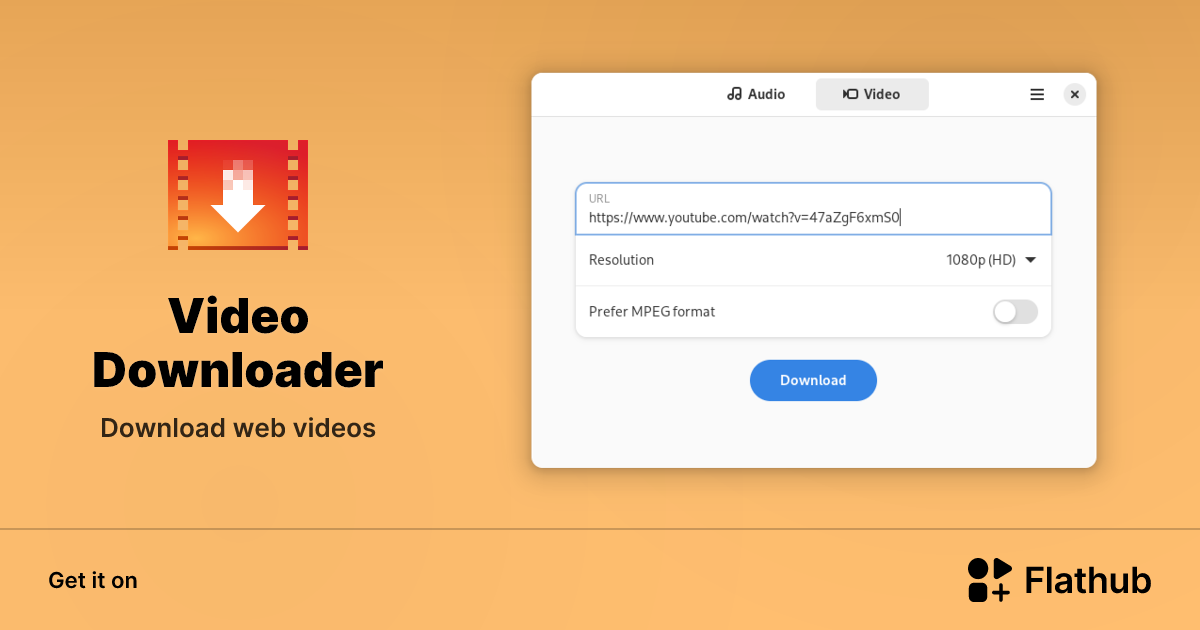 Install Video Downloader on Linux | Flathub