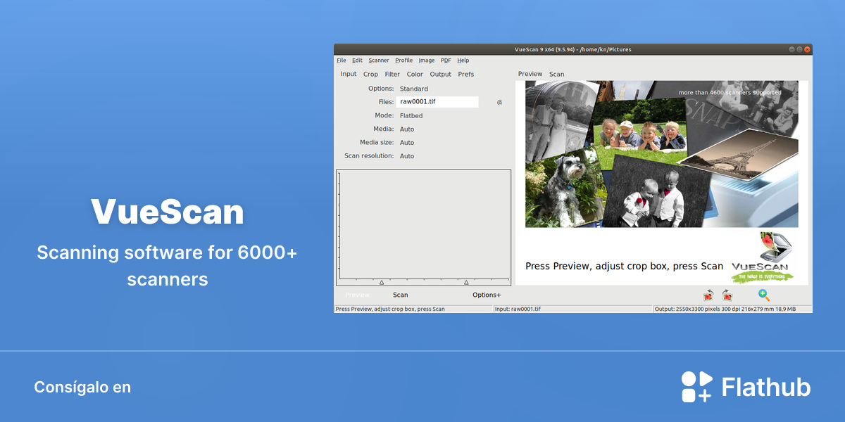 Instalar VueScan en Linux | Flathub