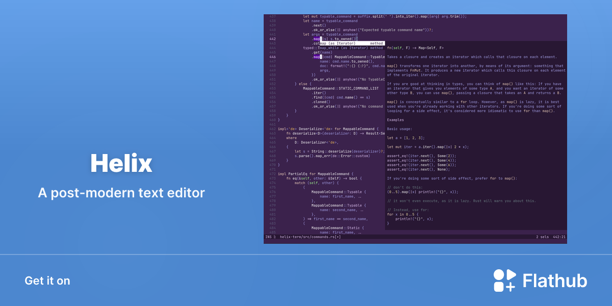 Install Helix on Linux | Flathub