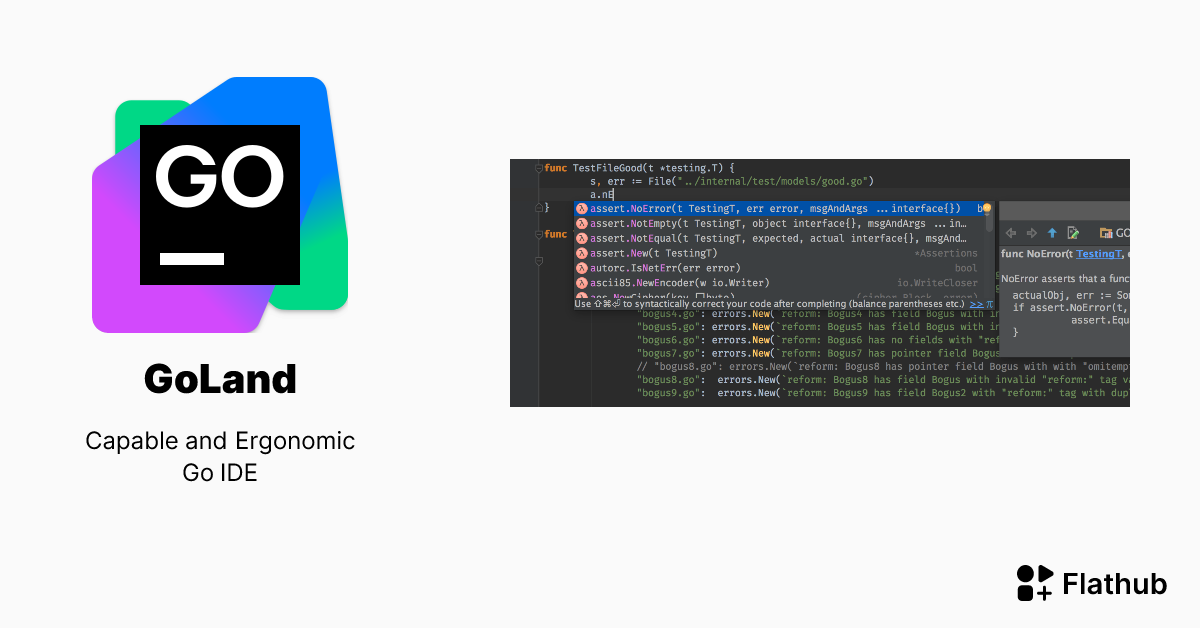 Install GoLand on Linux | Flathub