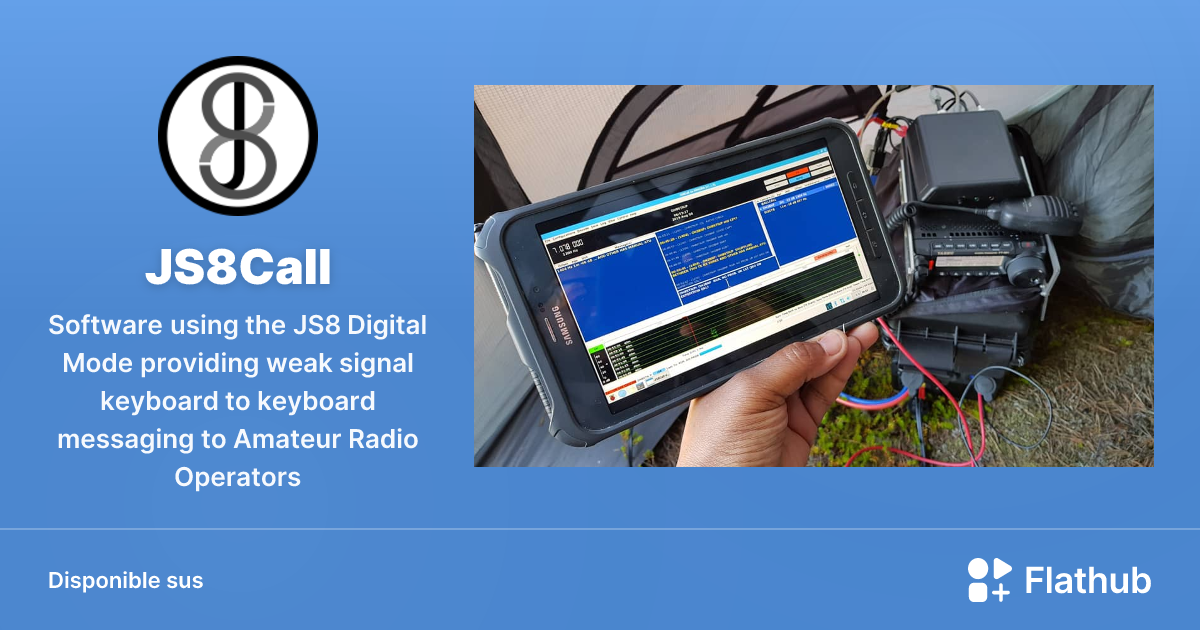Install JS8Call on Linux | Flathub