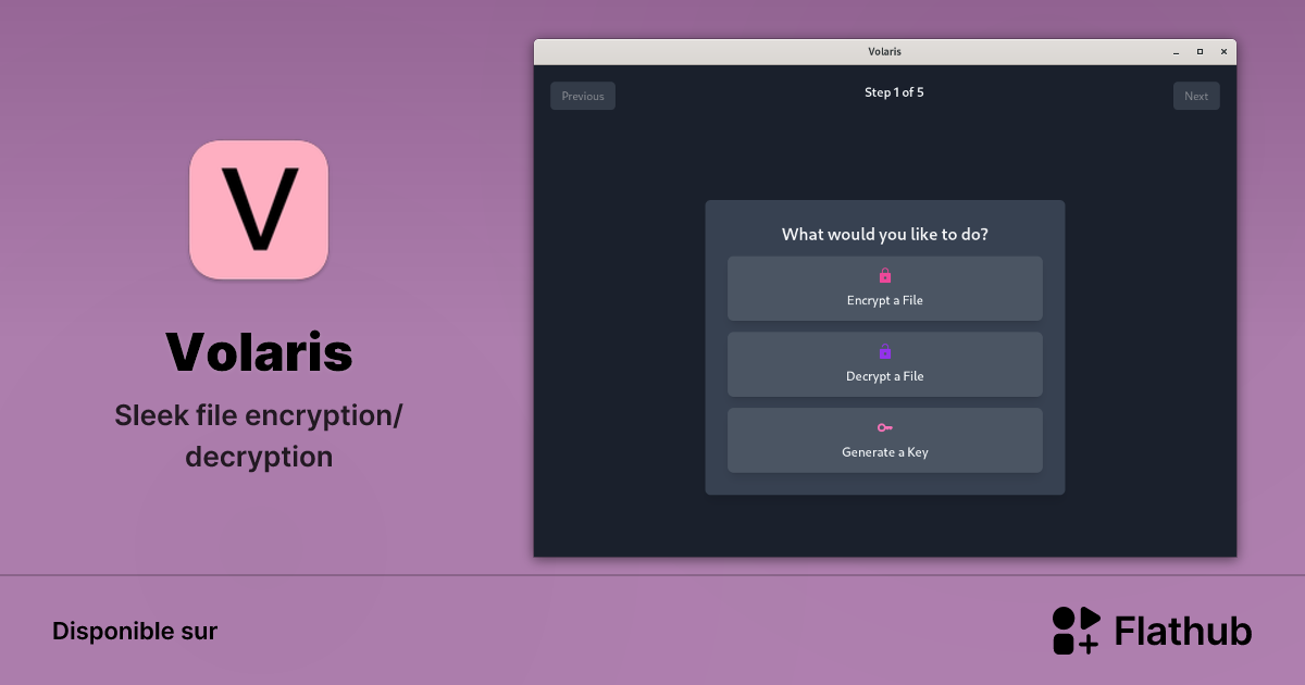 Installer Volaris sur Linux | Flathub