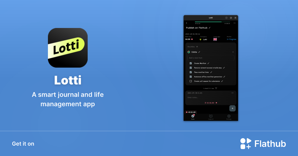 Install Lotti on Linux | Flathub