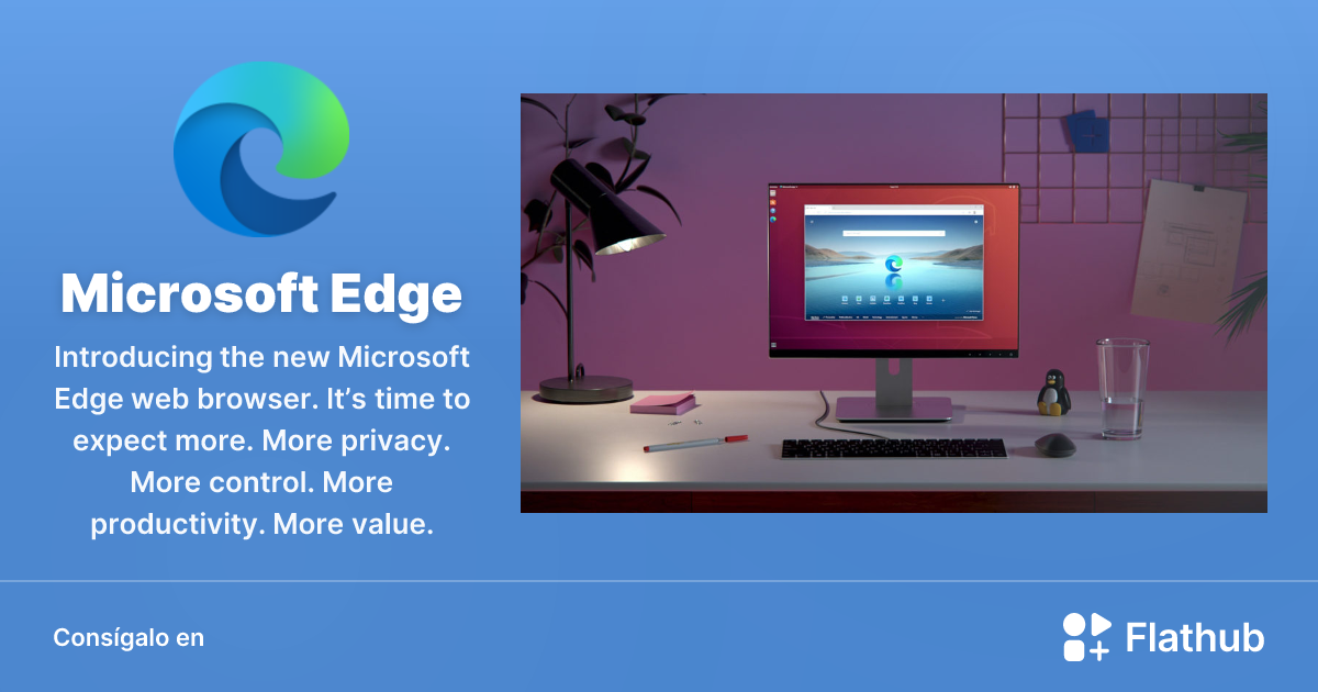 Instalar Microsoft Edge en Linux | Flathub